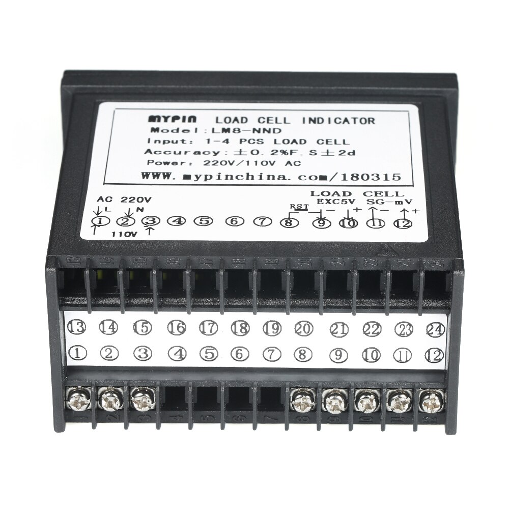 LM8-NND Digital LED Display Weighing Meter Load-ce... – Grandado