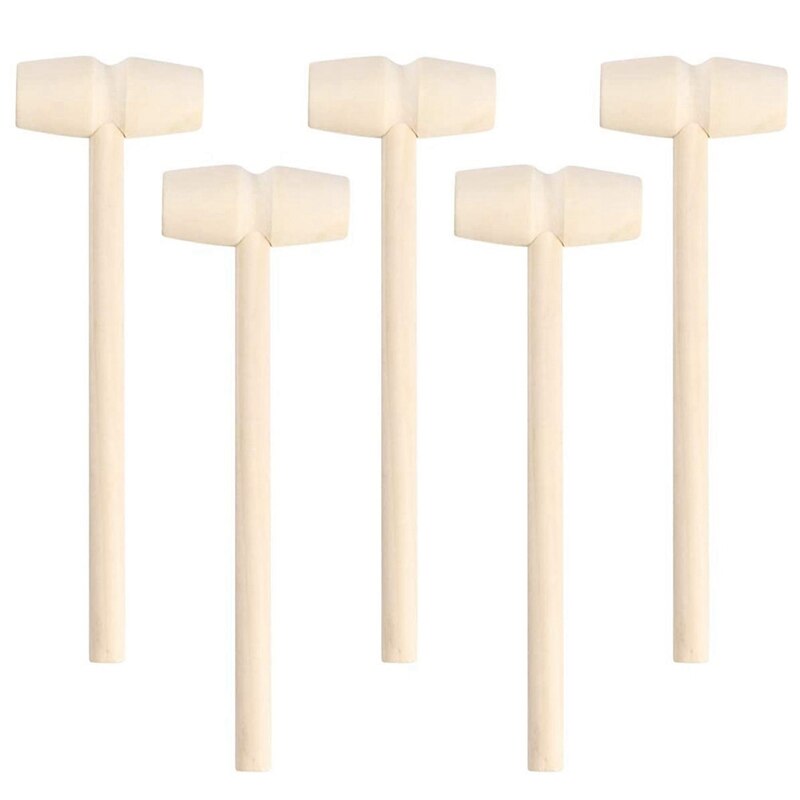 30Pcs Wooden Hammer Lobster Shellfish Crab Hardwoo... – Grandado
