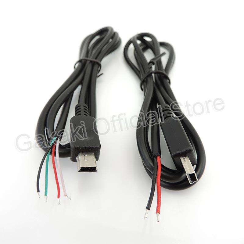 2pin 4pin Mini Usb Connector Kabel 5 Pin T-Poort M... – Vicedeal