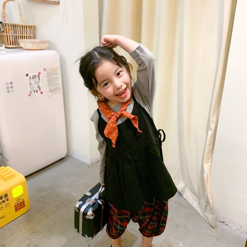 Spring Kids Boys and Girls Red Plaid Casual Loose ... – Vicedeal