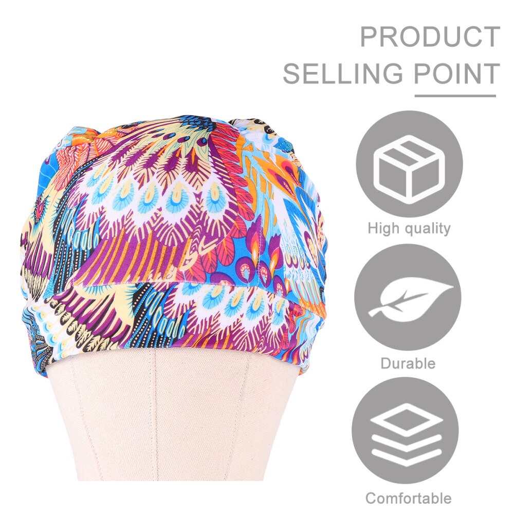Printed Swimming Cap Swimming Hat Sports Elastic S... – Grandado