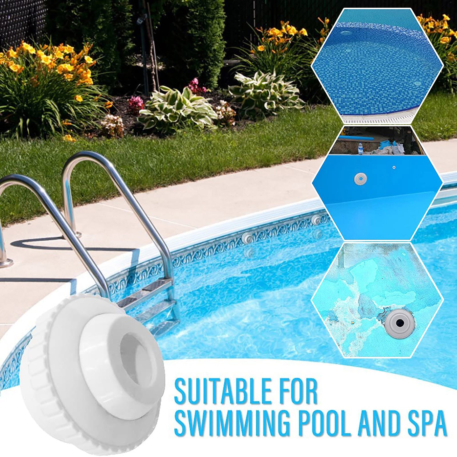 Swimming Pool Massage Nozzle Drain Outlet SPA Acce... – Grandado