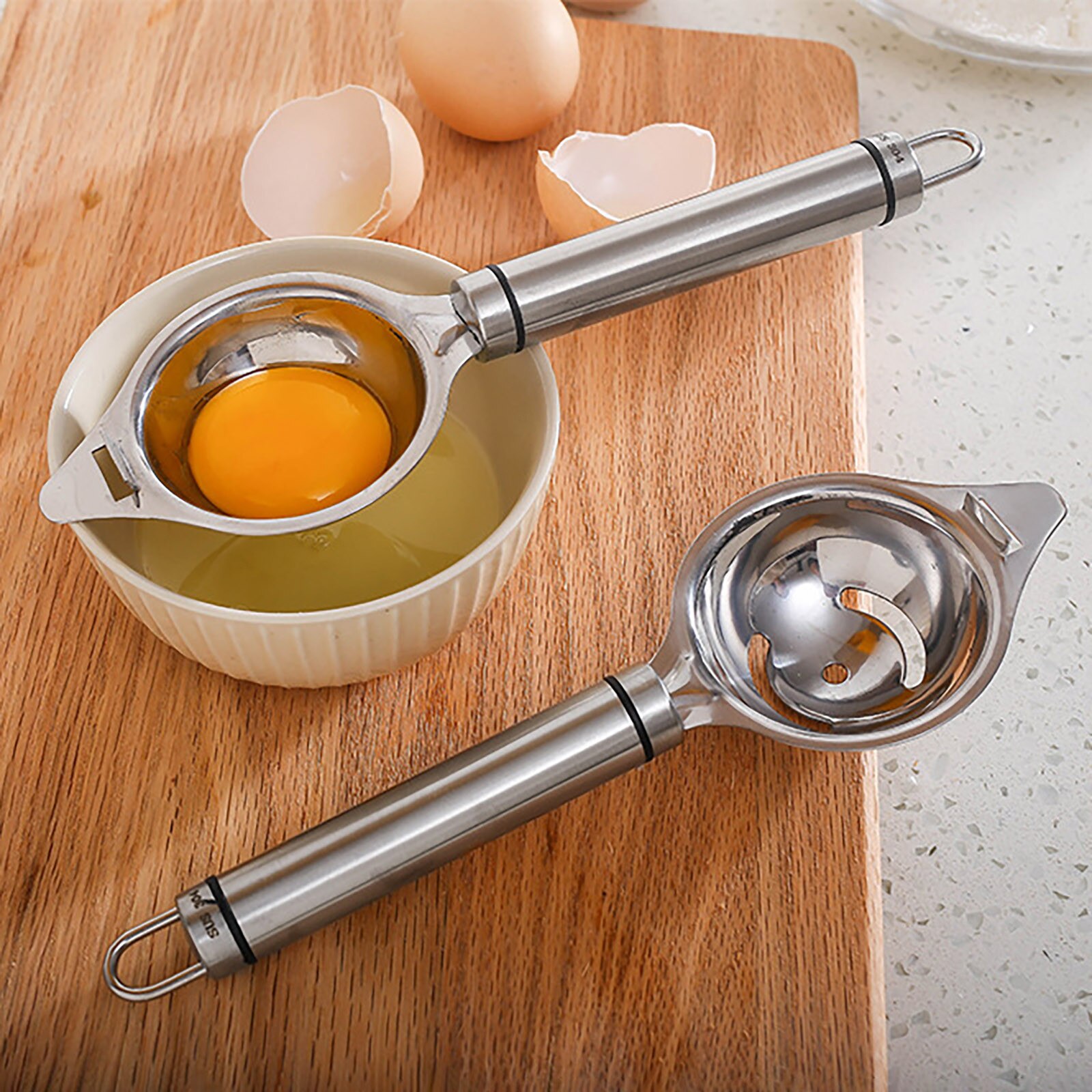 Stainless Steel Egg Divider Eggs White Eggs Yolk S... – Vicedeal