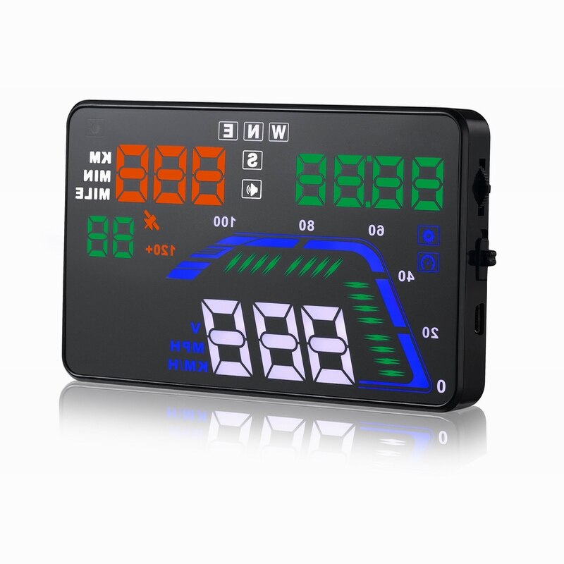 Q7 5.5 Inch OBD 2 colorful Digital speedometer Hea... – Vicedeal