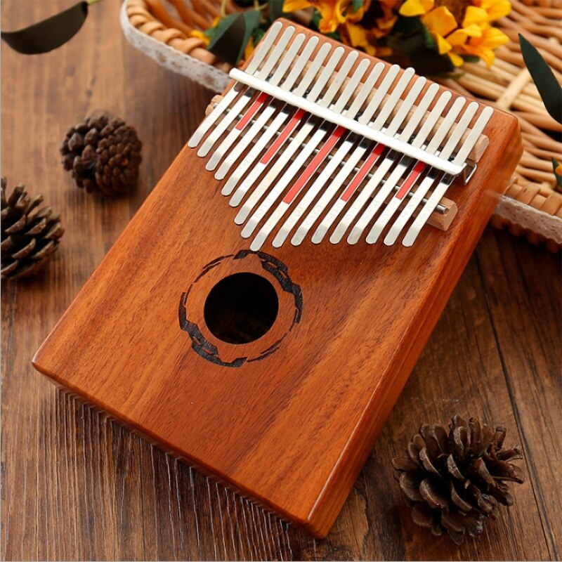 High Mahogany Main Kalimba 17-key thumb piano for ... – Grandado