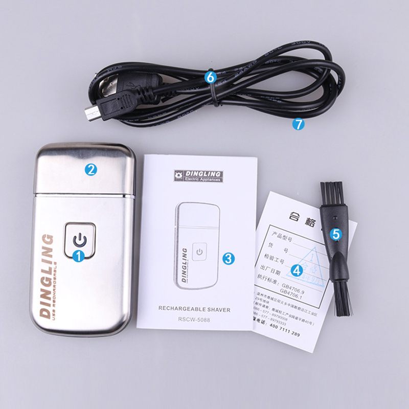 Mini Portable Electric Shaving Machine Men USB Rec... – Grandado