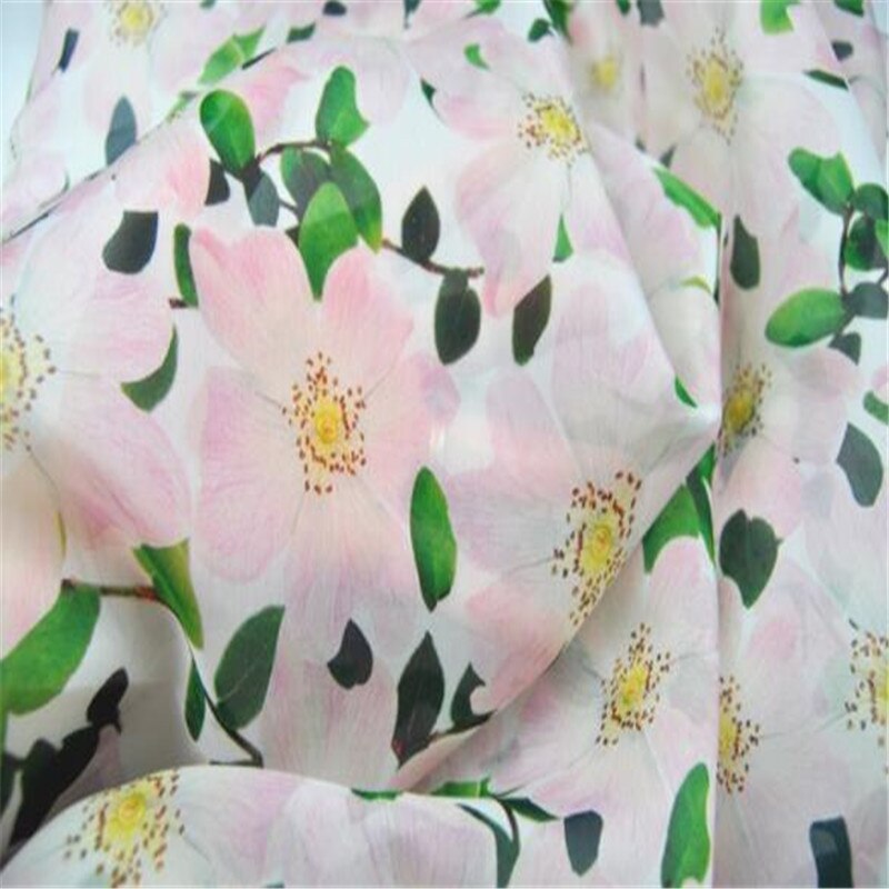 Impression couleur claire soie Organza tissu pour ... – Grandado