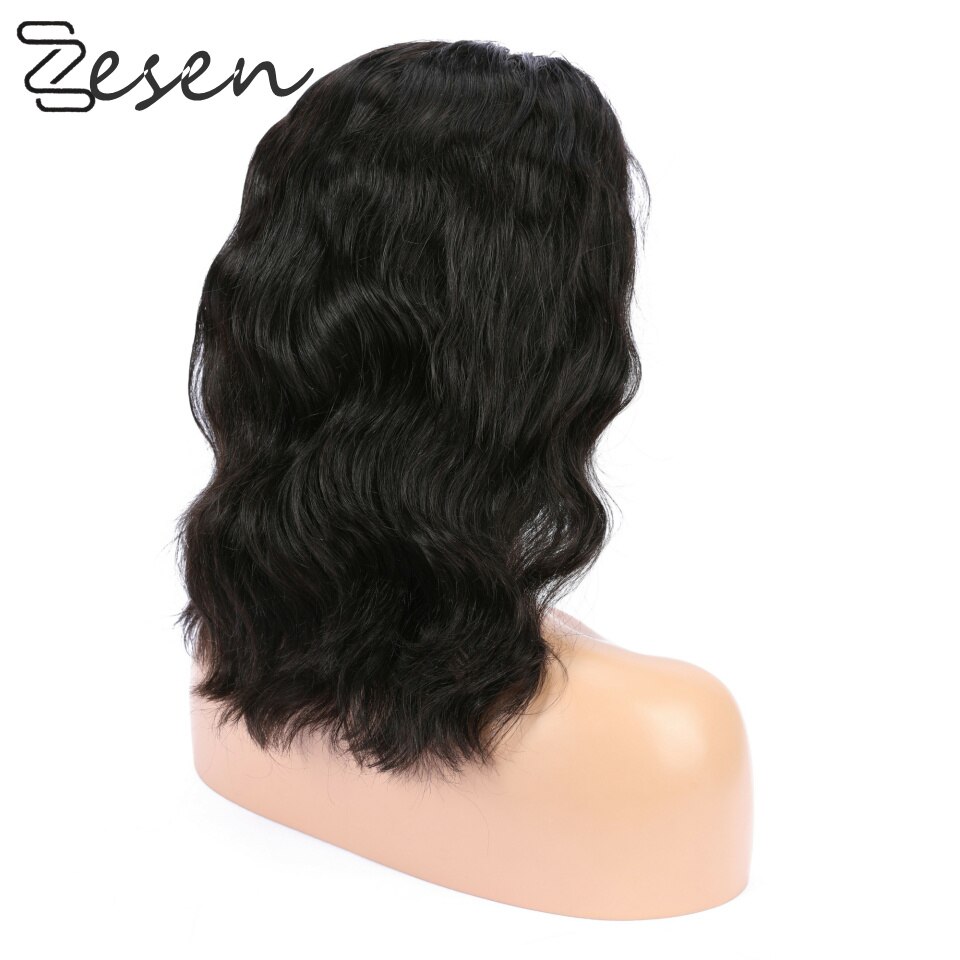 Zesen Short Wavy Synthetic Hair Wigs For Women Mid... – Grandado