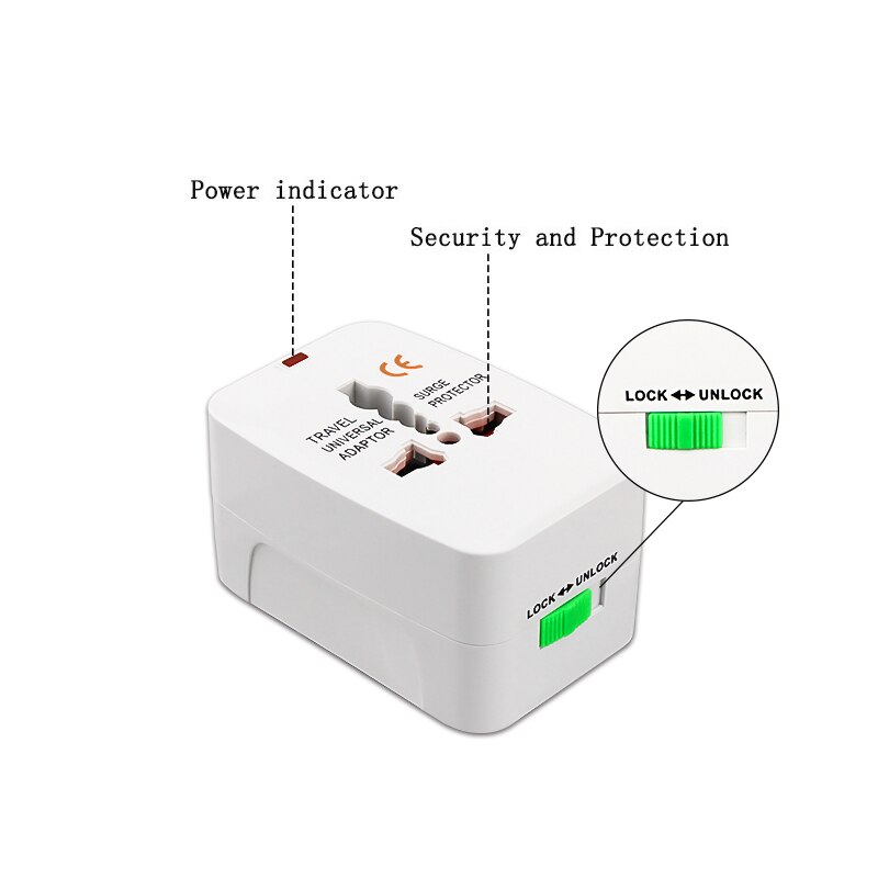 Multi-Function UniversalTravel Adapter Worldwide P... – Vicedeal