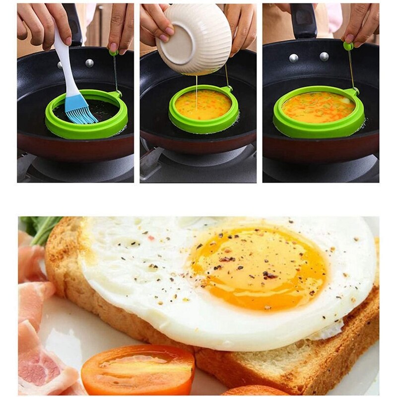 Silicone Egg Ring for Frying or Shaping Eggs,Egg C... – Grandado