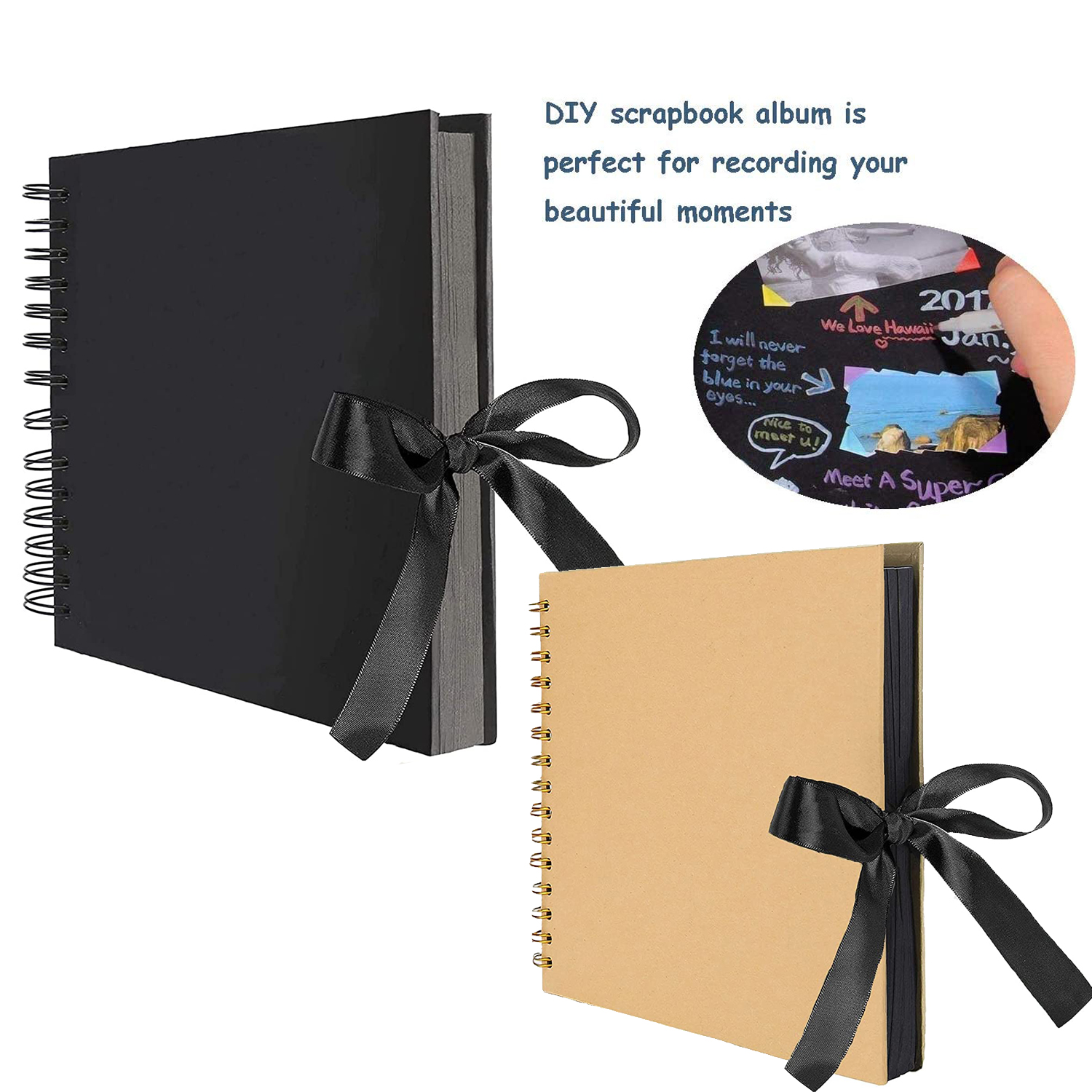60/80 Pages Fotoalbums Plakboek Diy Craft Album Sc... – Grandado