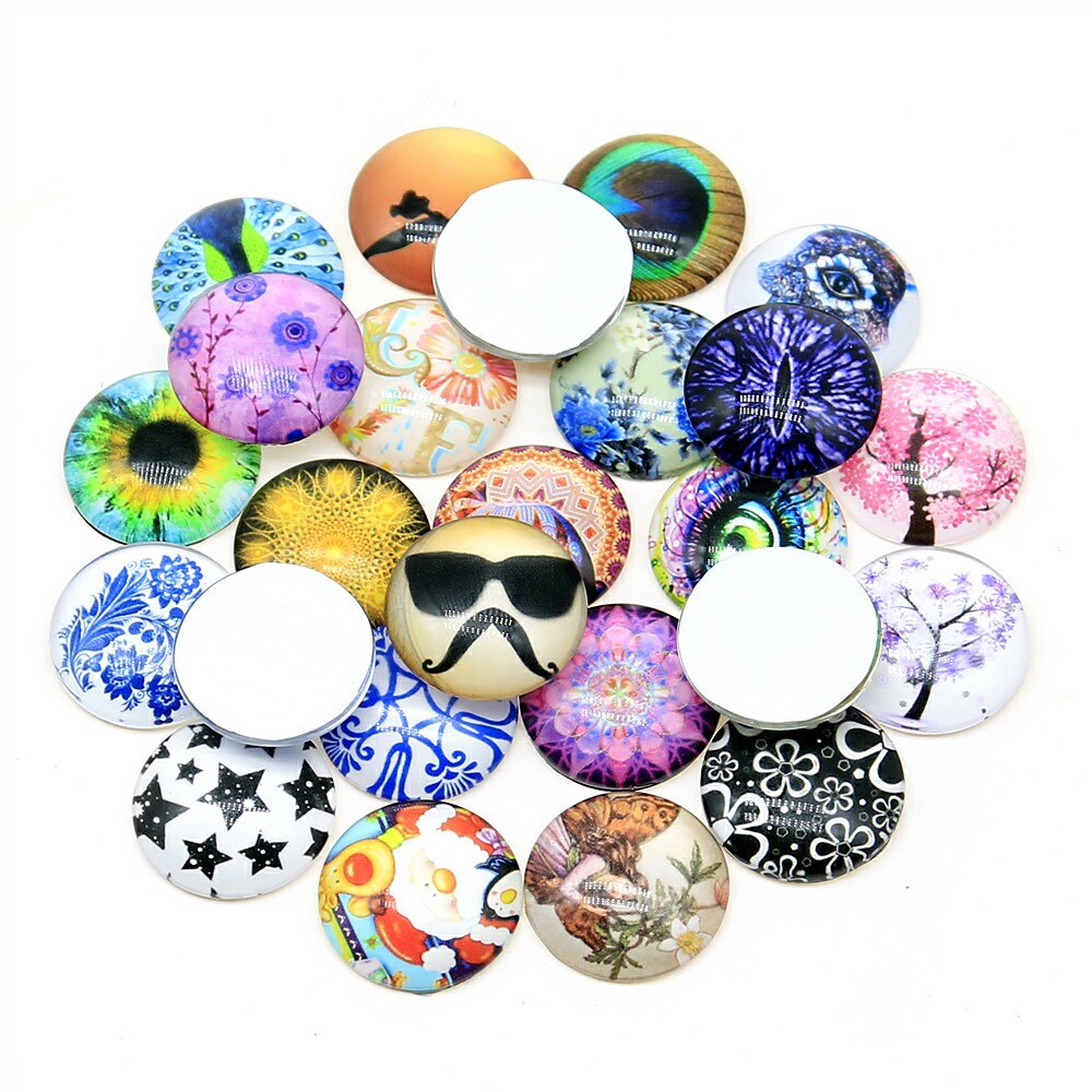 50pcs 8mm 10mm 12mm 14mm 16mm Random Mix Patterns ... – Grandado