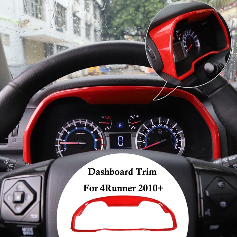 Car Red ABS Dashboard Frame Decor Panel Cover Trim... – Grandado