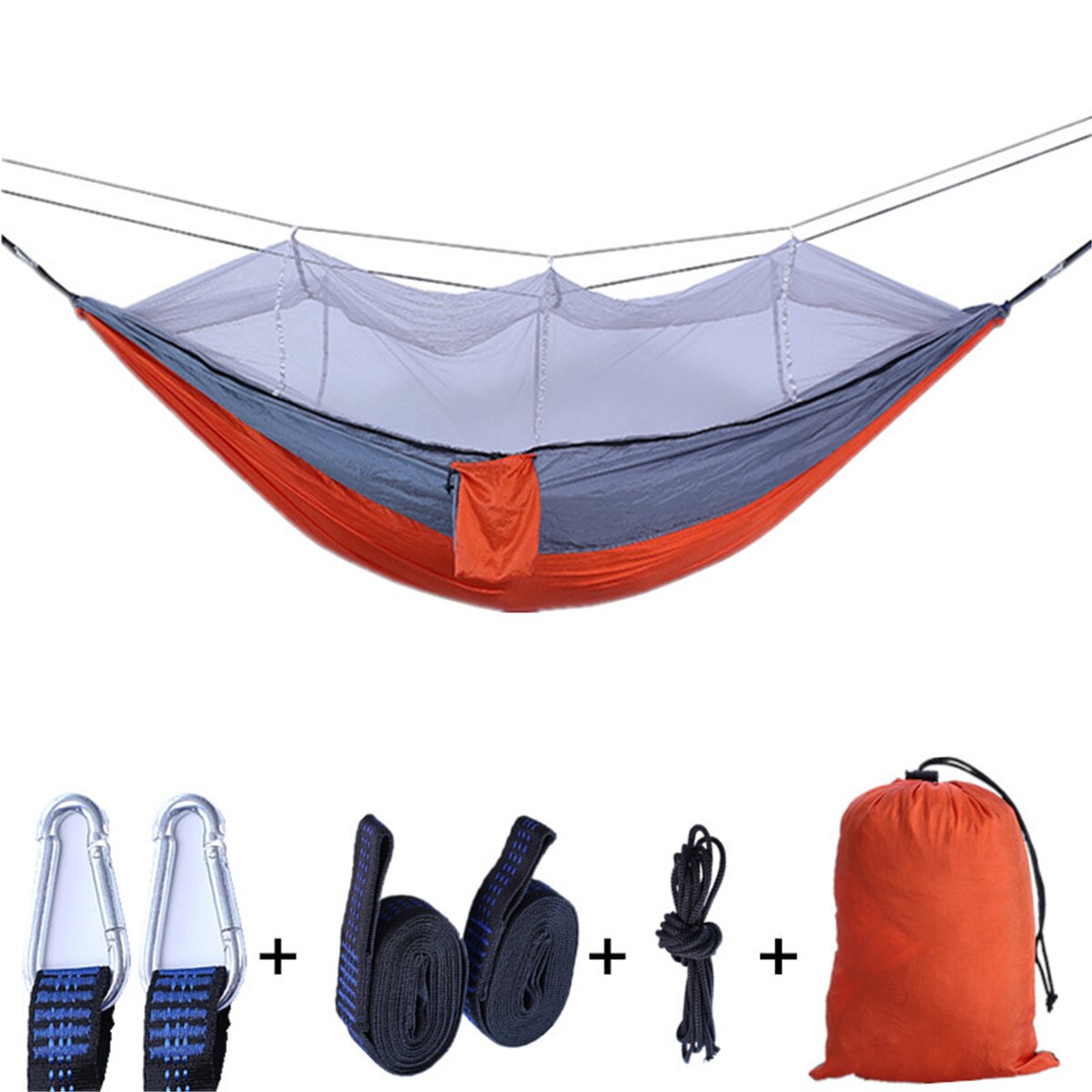 3 farben 260*140cm Tragbare Reise Hängematte Komfo... – Vicedeal