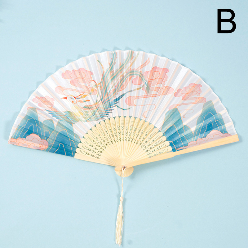Antique Folding Fan Summer Classical Chinese Style... – Grandado