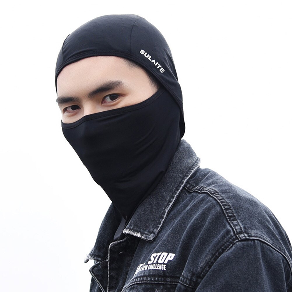 SULAITE Breathable Motorcycle Ice Silk Headgear Fu... – Grandado