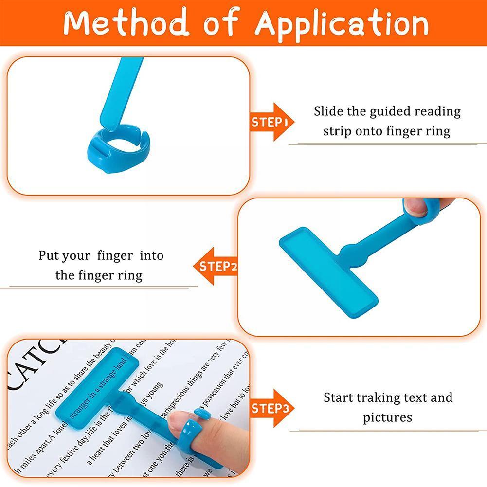 Guided Reading Strips Finger Highlighter Dyslexia ... – Grandado