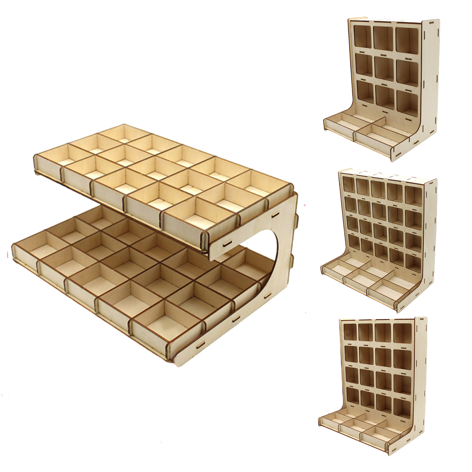 Wooden Miniature Stand Stand Cabinet Hobby Paint S... – Grandado