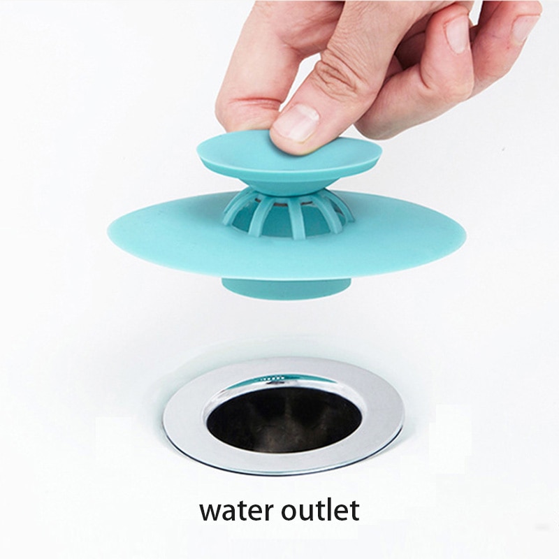 1Pcs silicone anti-clogging sink drain filter plug... – Vicedeal