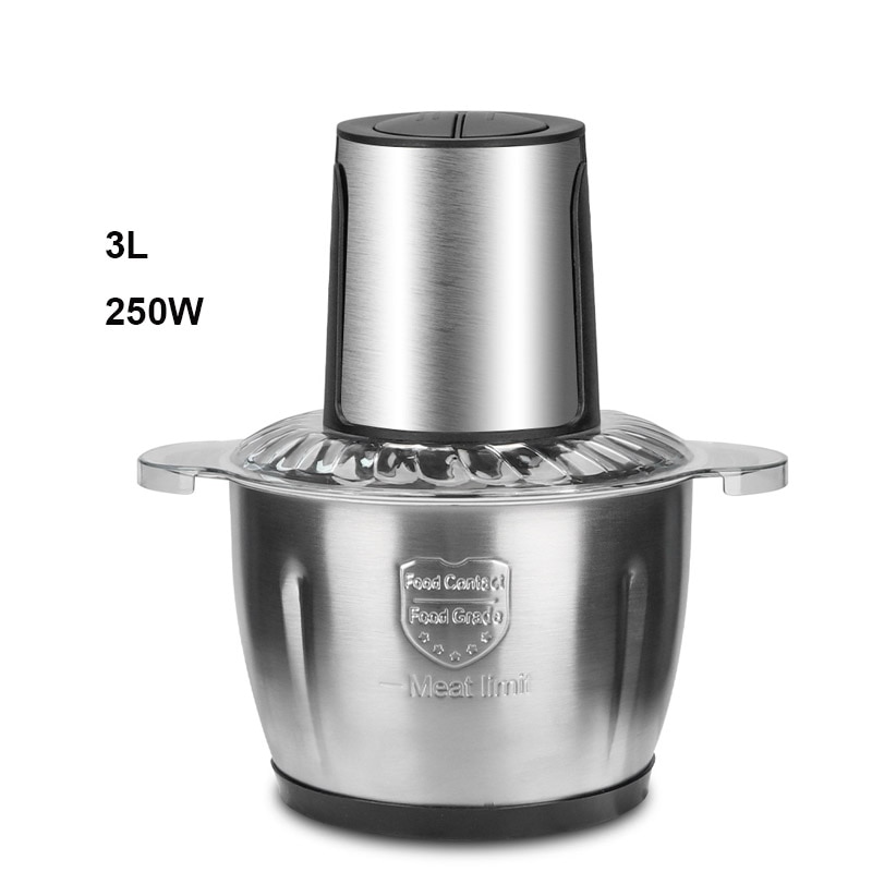 Electric Food Chopper 3L Stainless Steel Meat Grin... – Grandado
