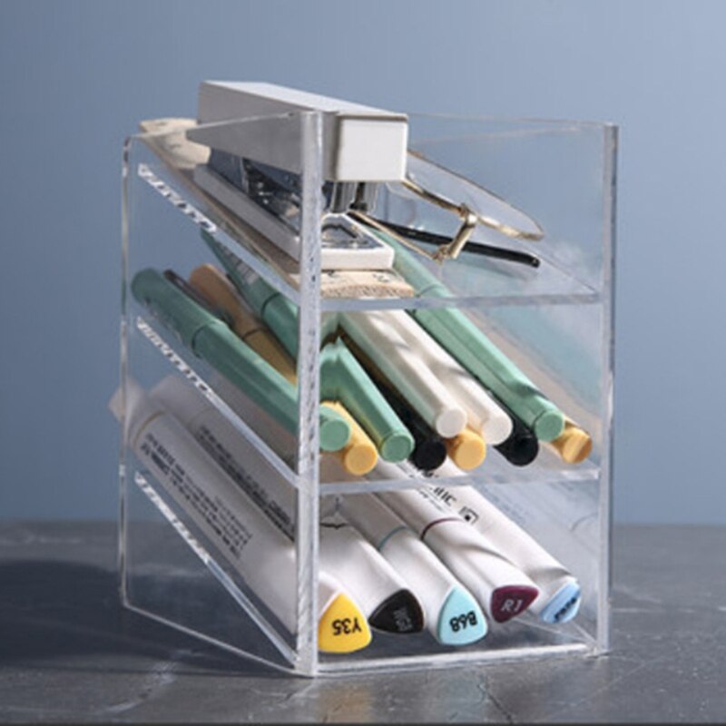Decorative Acrylic Pencil Holder Makeup Tools Hold... – Vicedeal