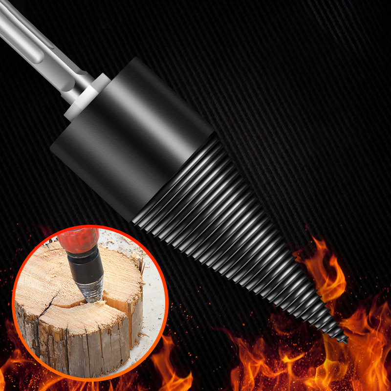 32/42/50mm Firewood Splitter Drill Bit Round/Hex/T... – Vicedeal