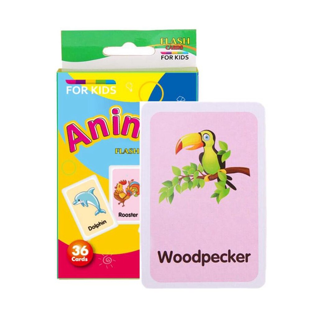36 Pieces Preschool Educational Flash Cards for Ki... – Grandado