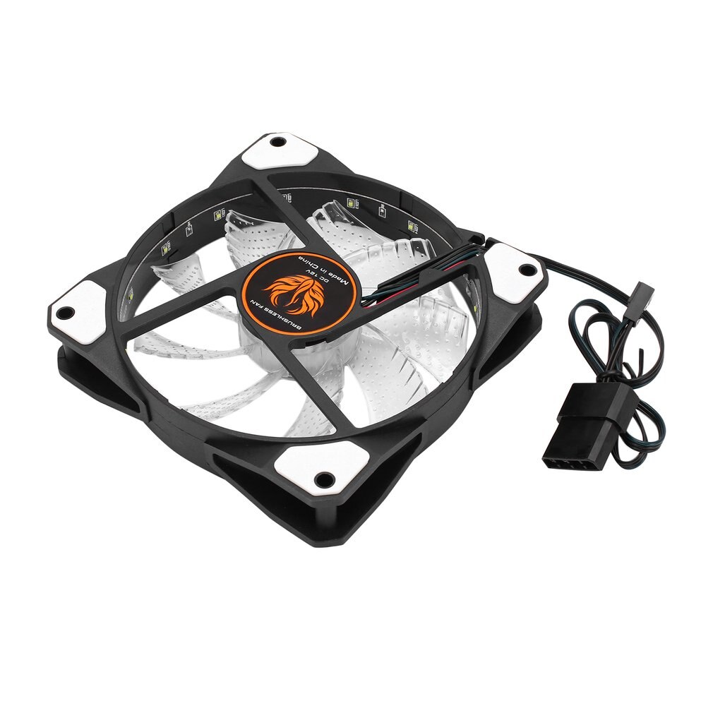 120mm LED Ultra Silent Computer PC Case Fan 15 LED... – Grandado