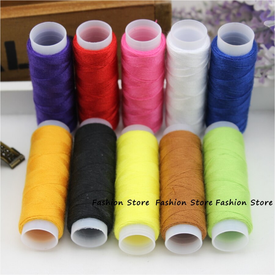 10 roll/lot, 160 yard/roll, Mixed Color Sewing Thr... – Grandado