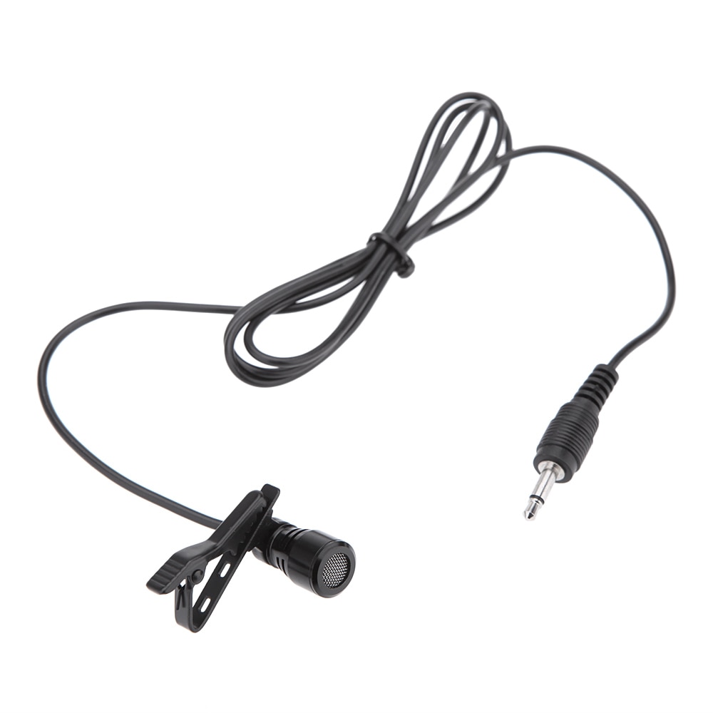 3.5mm Metal Lavalier Clip Mono Microphone with Col... – Vicedeal