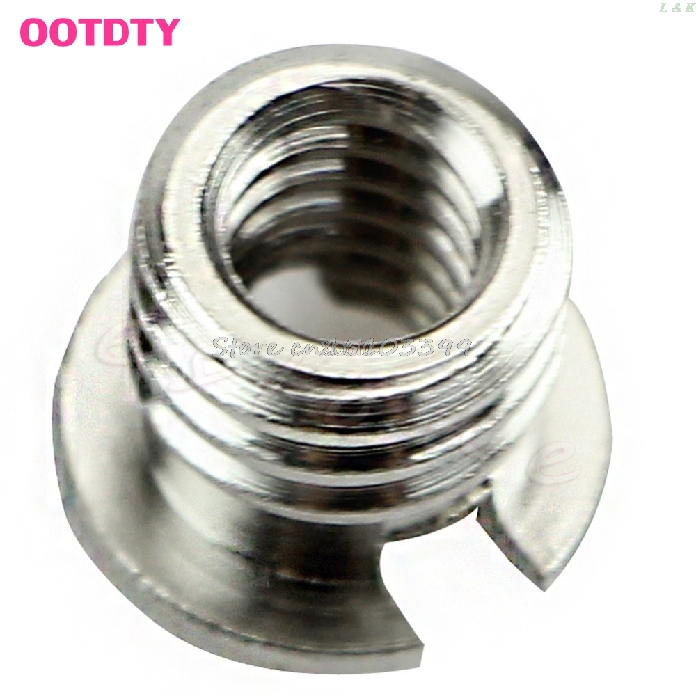 1Pc 1/4" To 3/8" Camera Screw Nut Adapter Tripod Converter Connecting ...