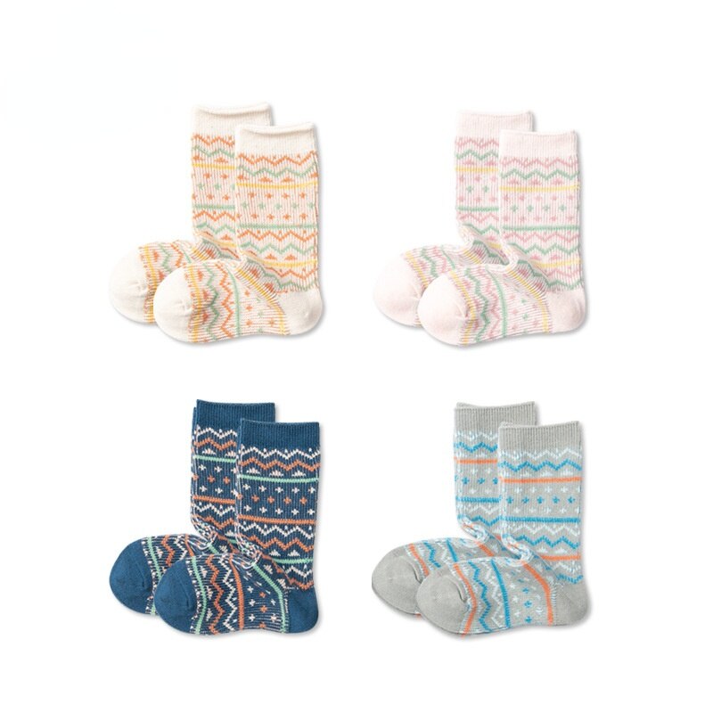 4 Pairs/Lot 1-8 Years Kids Socks Spring & Autu... – Grandado