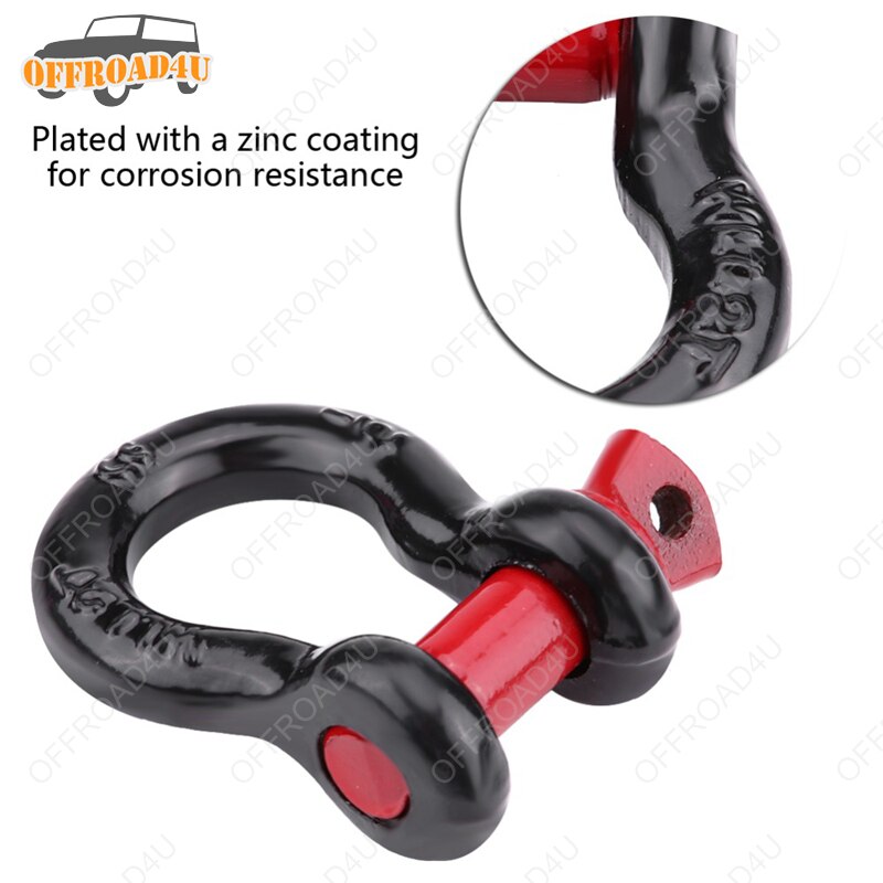 Heavy duty återvinningsbygel d bow shackle 4.75t 3... – Grandado