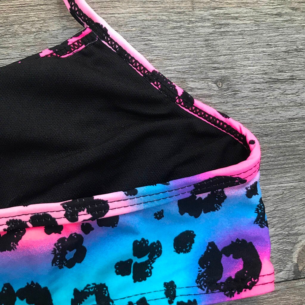 Children's Bikini Girls Frill Color Butterfly Mult... – Grandado