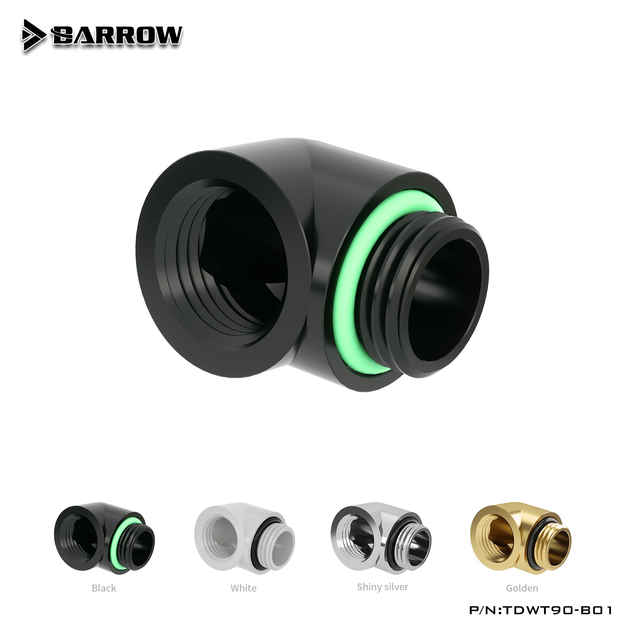 Barrow G1/4" 90 Degree Elbow Fitting Connecto... – Grandado