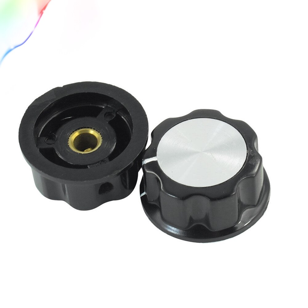 2 Pcs Skirted Knob A04 for Standard Pots Black D 3... – Grandado
