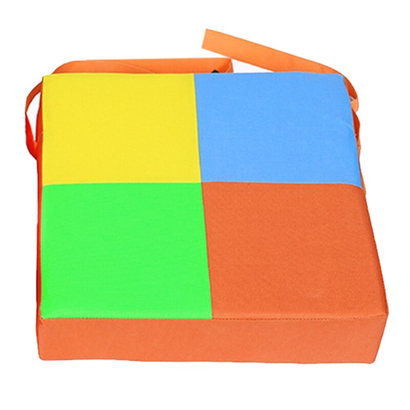 Baby Kids Dining Chair Booster Cushion Contrast Co... – Grandado