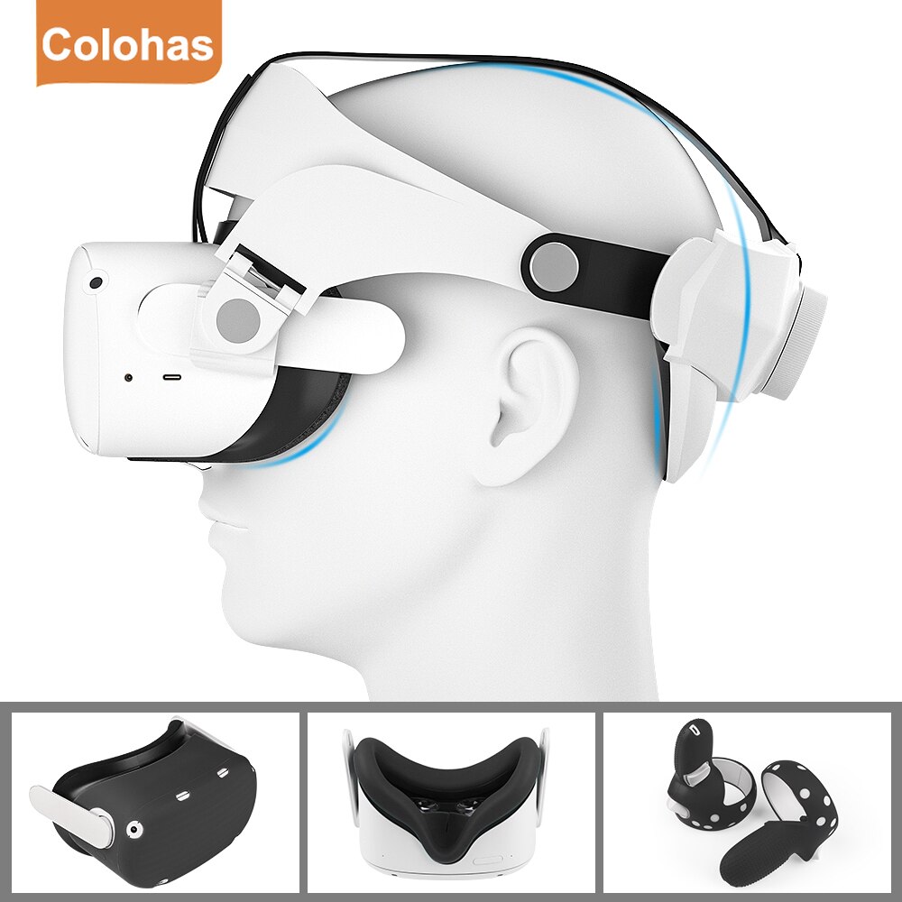 For Oculus Quest 2 Halo Strap Virtual Reality Supp... – Vicedeal