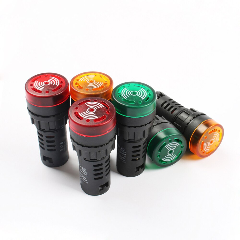 10 stk/parti rød ad16-22sm 12v 24v 220v 22mm blin... – Grandado