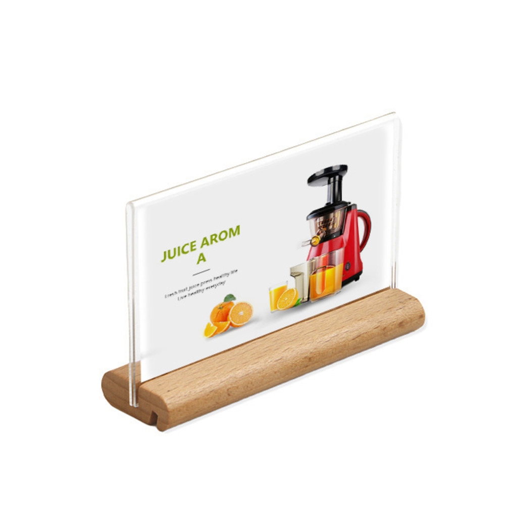 Acrylic Material Horizontal Vertical Paper Sign Ho... – Vicedeal