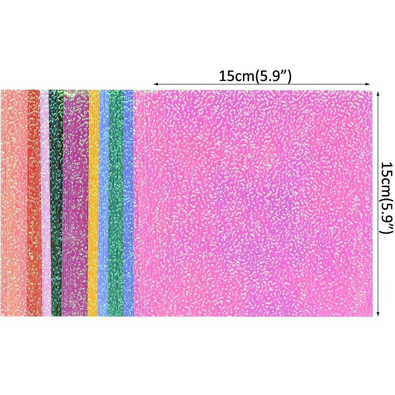 50pcs Square Origami Paper Single Side Shining Fol... – Vicedeal