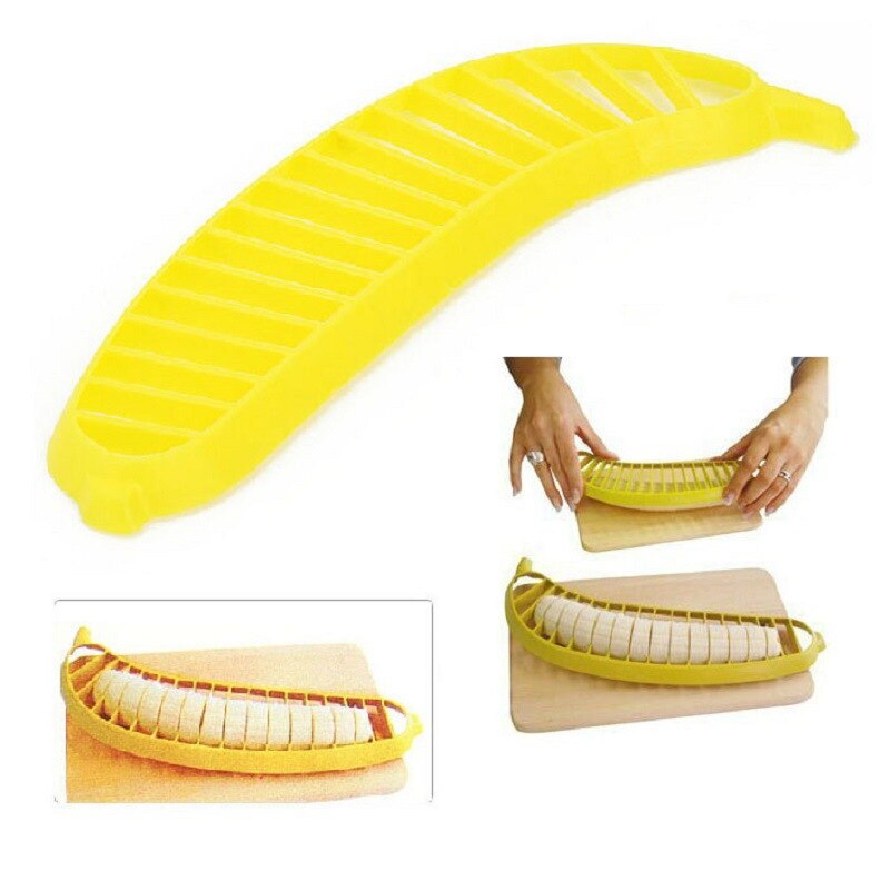 1PCS Convenient Banana Slicer Chopper Cutter Plast... – Grandado