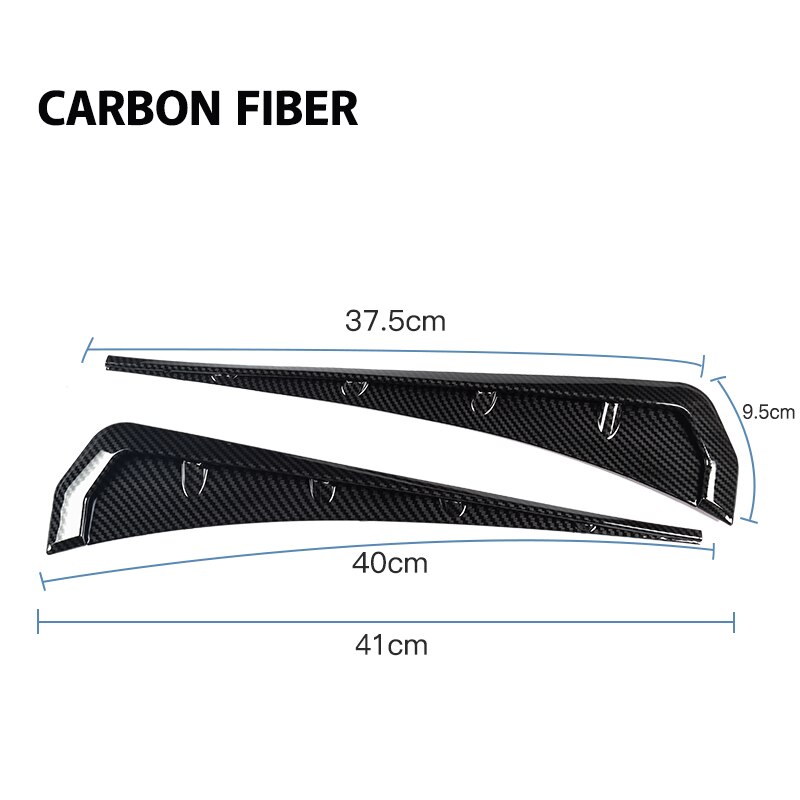 Universal Carbon Fiber Car Bumper Spoiler Rear Lip... – Vicedeal