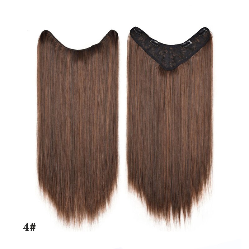 ZM Hair Long 24" Clip In Hair Extensions Synthetic Clip-Ins Silky ...
