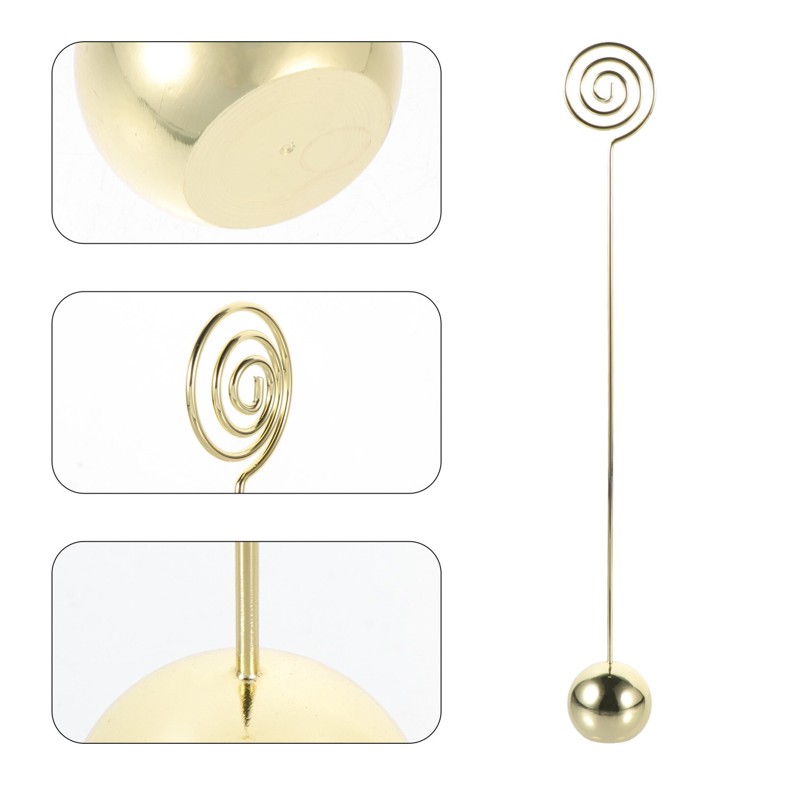 Number Note Holder Table Memo Holder Stainless Ste... – Grandado