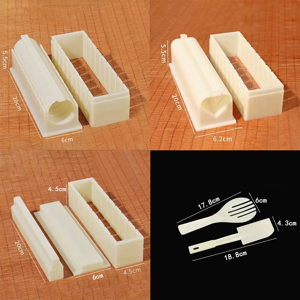 Sushi Maker Equipment Kit Plastic Kimbap Sushi Rol... – Grandado