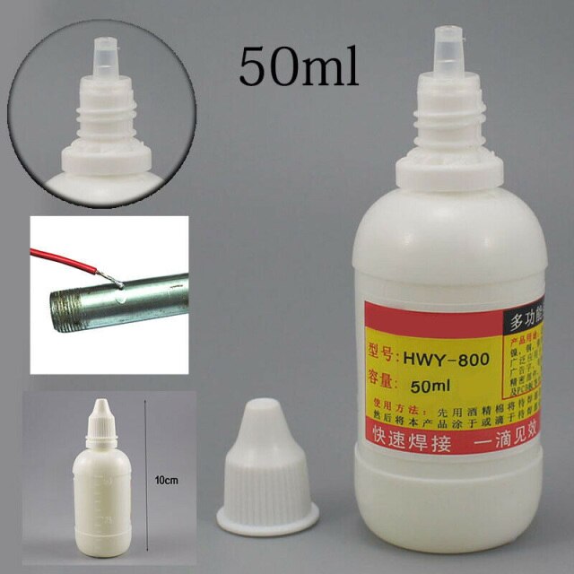 1PC 20ml 35ml 50ml Stainless Steel Liquid Flux Sol... – Grandado