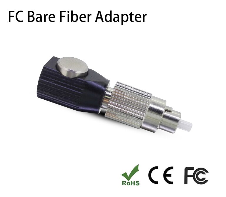 FC Black Circle Bare Fiber Adapter Fiber Flange Fi... – Grandado