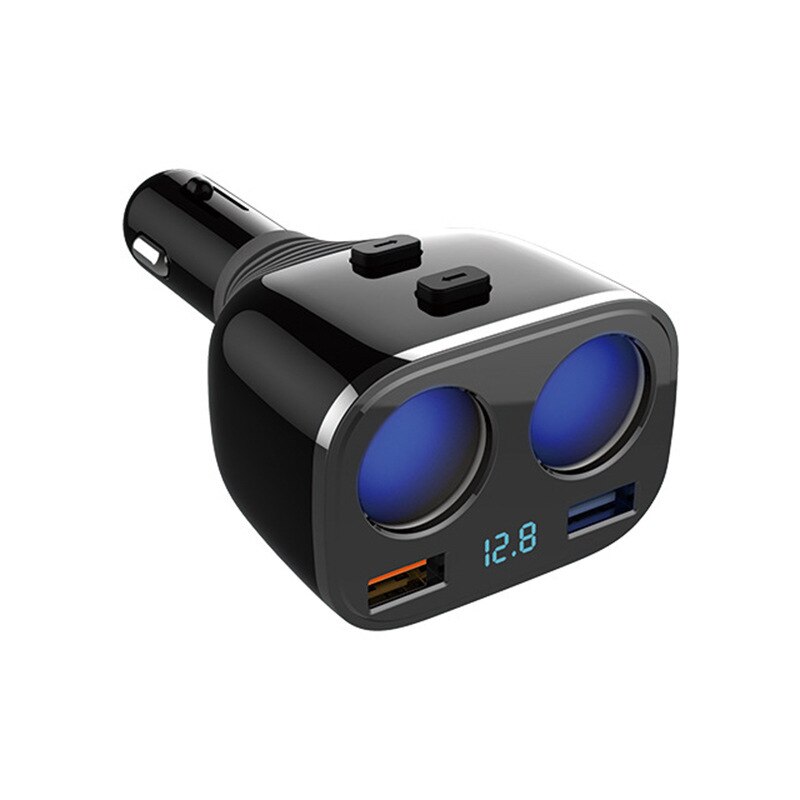 Car Charger One To Two Voltage Digital Display Dua... – Vicedeal