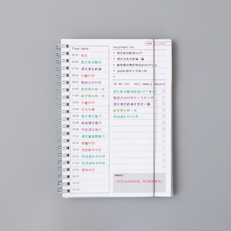 2022 Daily Weekly Monthly Planner Spiral A5 Notebo... – Grandado